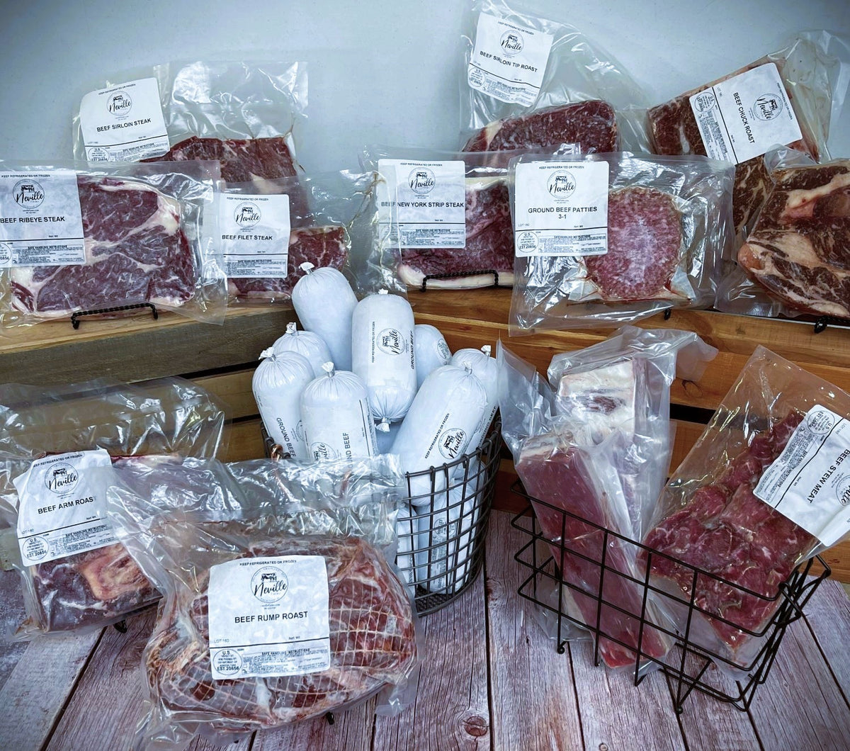Standard Bulk Beef Share - Eighth (1/8) | Neville Farms